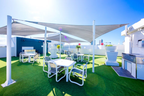 Rooftop BBQ Area and Sundeck - The Atrium Waterfront Resort